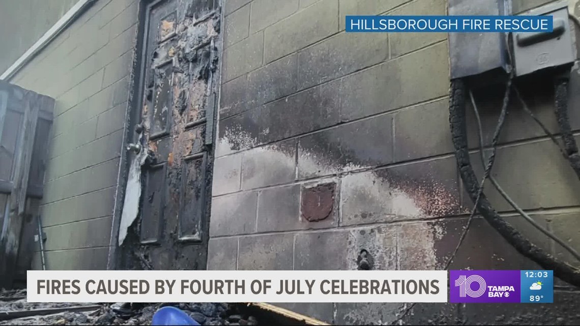 Fire likely caused by July 4 fireworks destroys Fishhawk home, fire ...