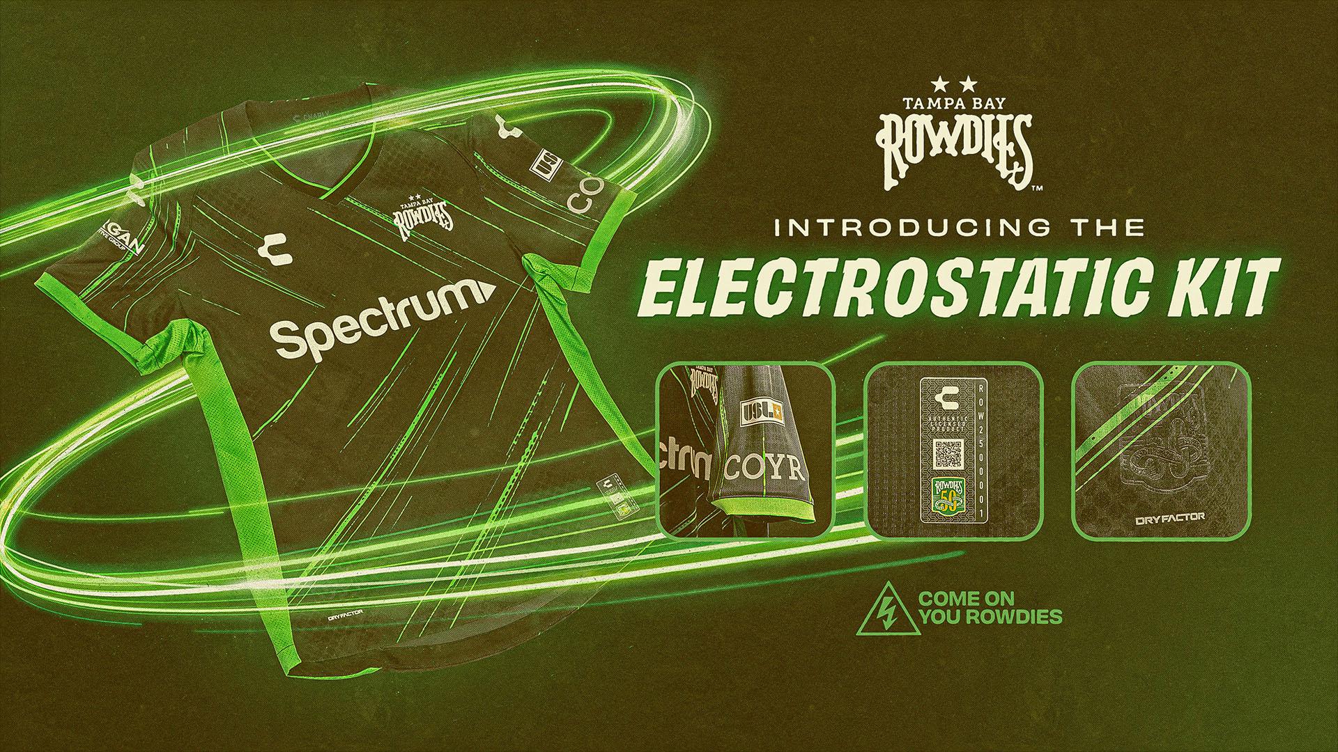 Rowdies introduce 'Electrostatic Kit' for 2025 season | wtsp.com
