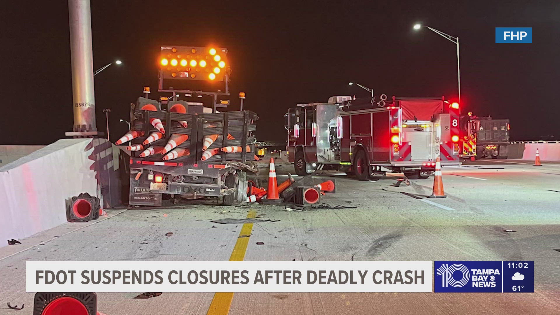 Howard Frankland Bridge overnight closure postponed after deadly crash ...