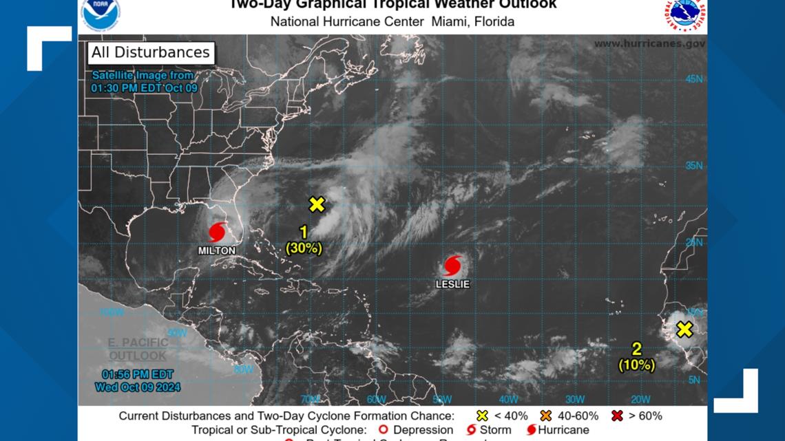 Nadine tracker: Forecasters tracking another Atlantic disturbance ...