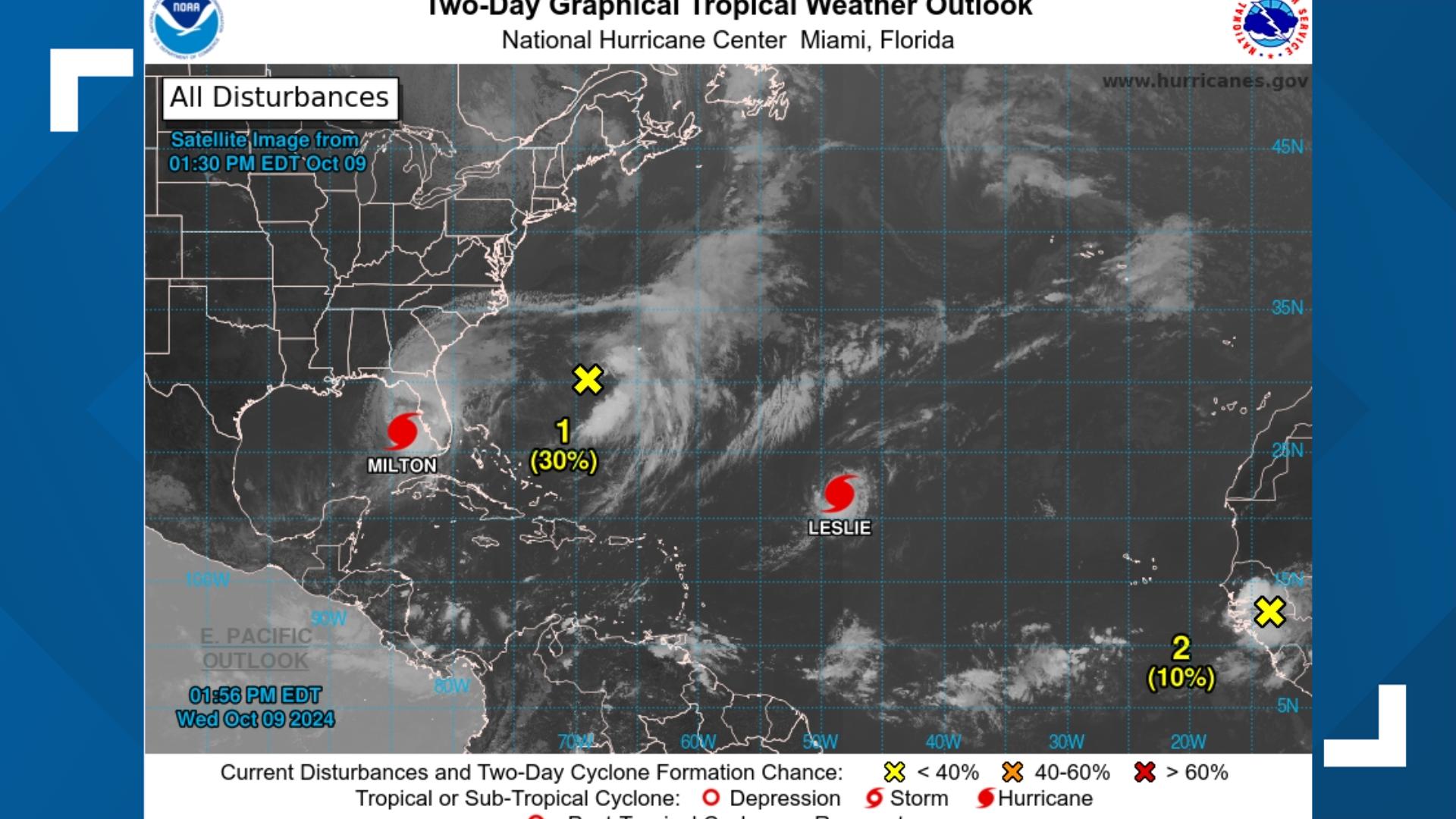 Nadine tracker: Forecasters tracking another Atlantic disturbance ...