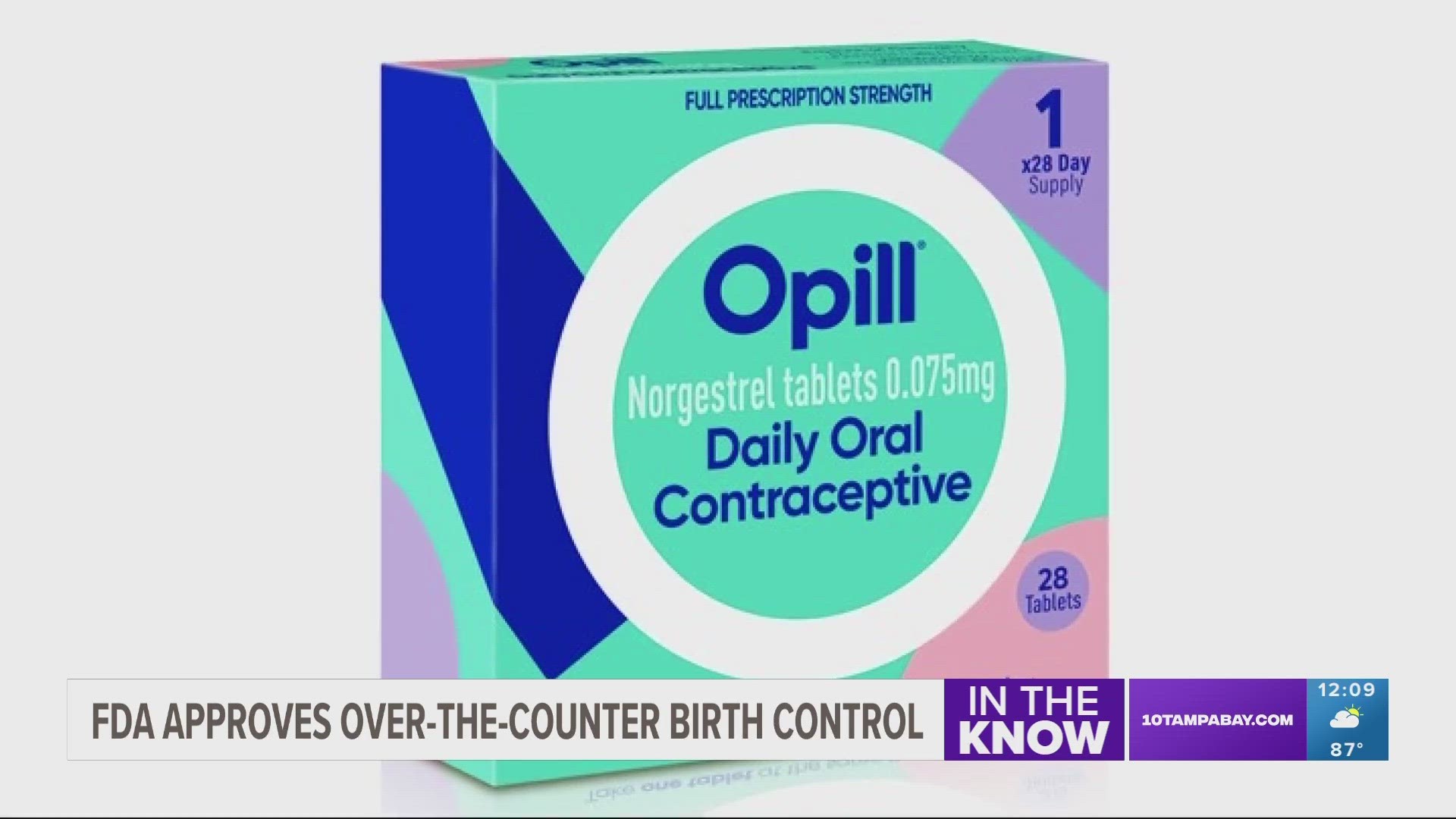 First over-the-counter birth control pill approved by FDA | wtsp.com