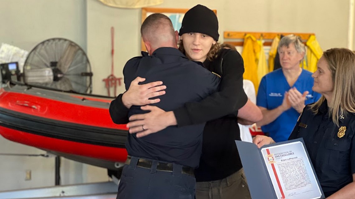 St. Pete Fire Rescue crew gets award for saving man's life | wtsp.com