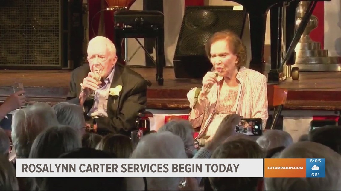 Rosalynn Carter memorial services begin today | wtsp.com