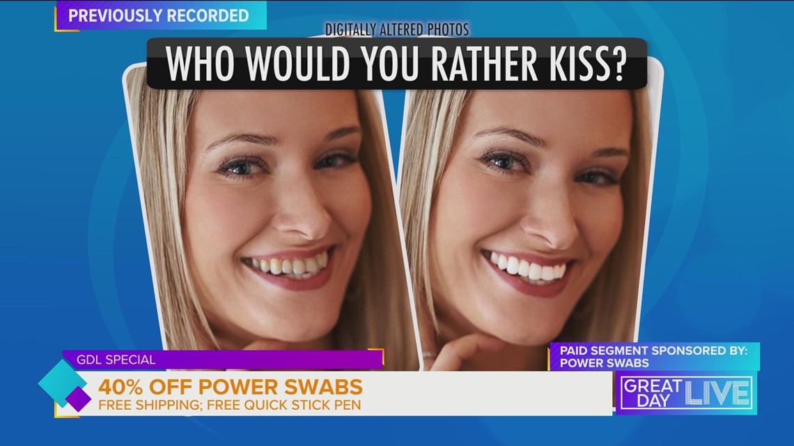 Get professional teeth whitening with Power Swabs | wtsp.com