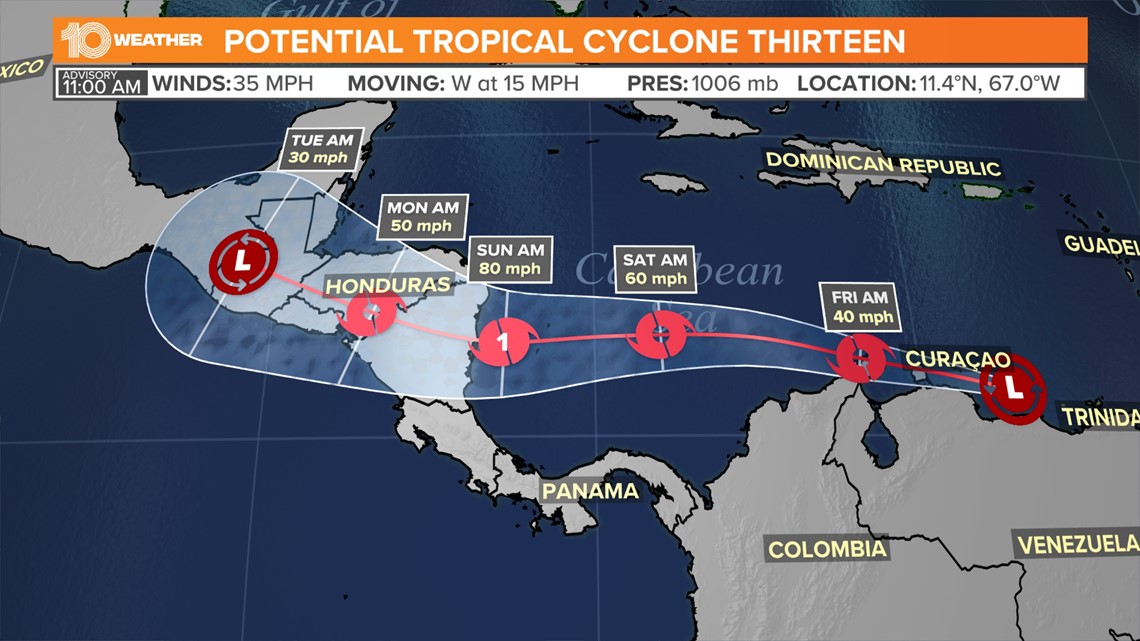 Caribbean system could become Tropical Storm Julia | wtsp.com