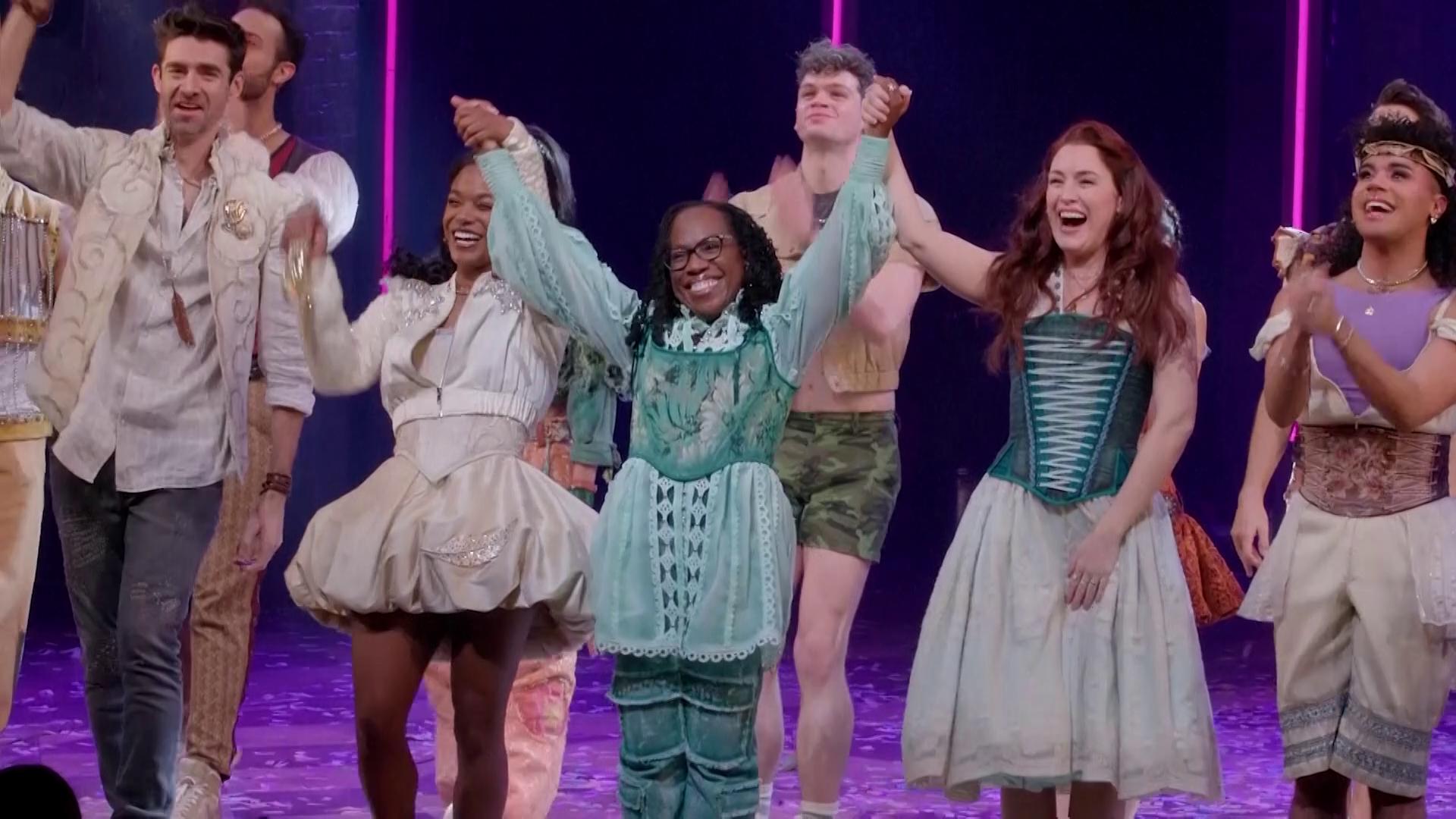 Supreme Court Justice Ketanji Brown Jackson makes historic debut on ...