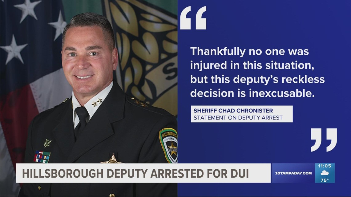 HCSO: Detention deputy was driving drunk on I-275 | wtsp.com