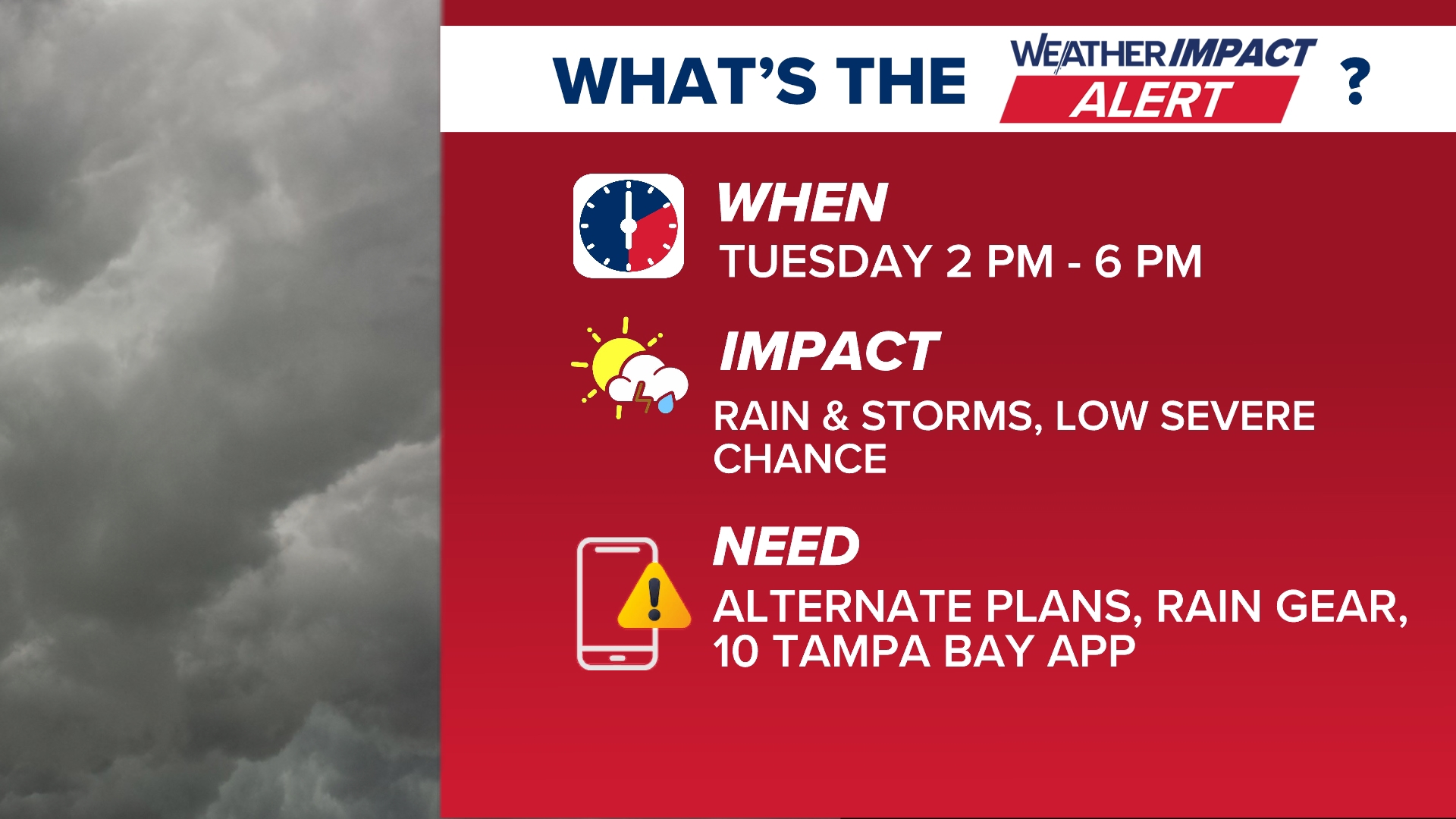 Tracking showers and storms across Tampa Bay: Weather Impact Live ...