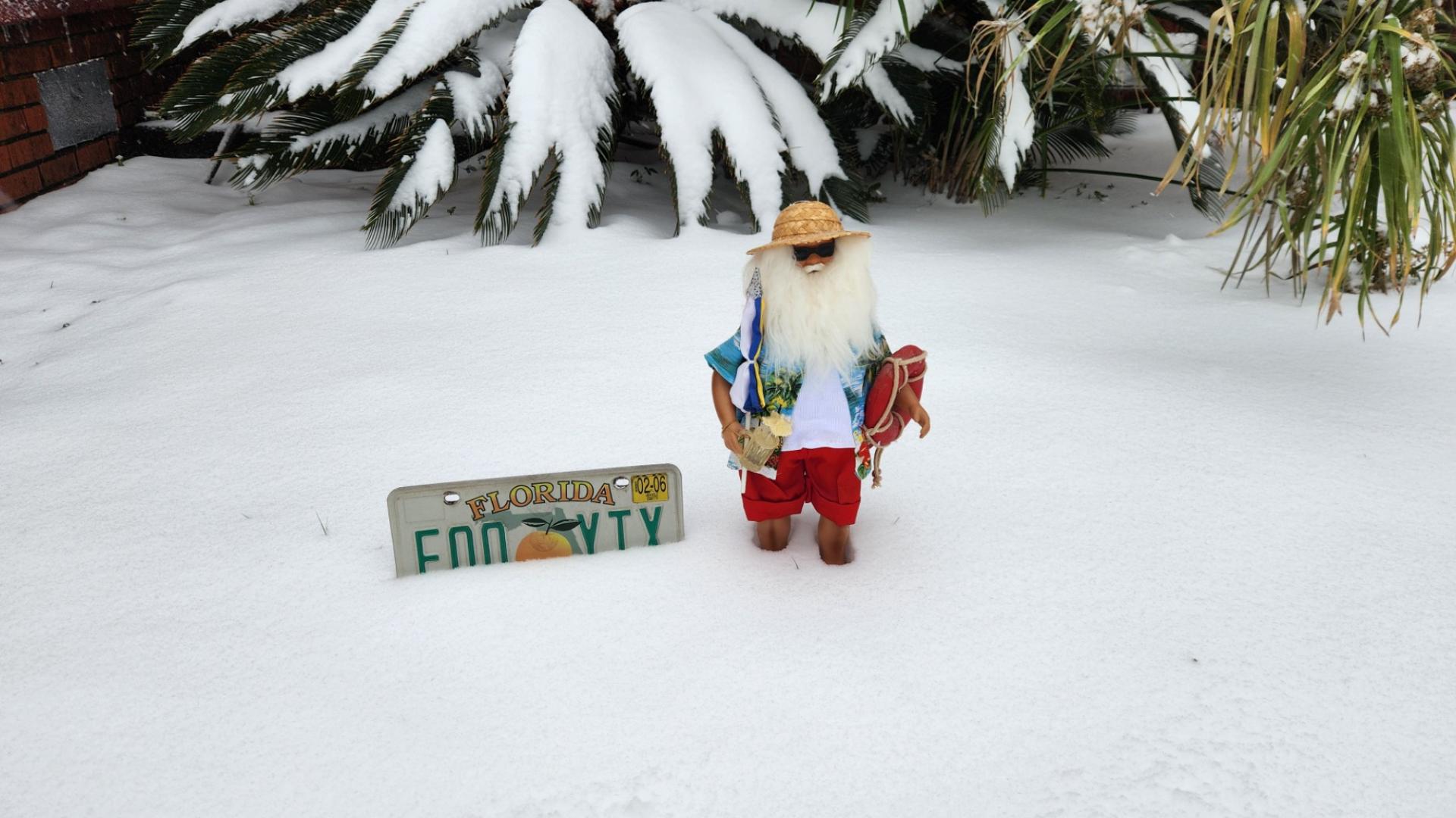 Snow recorded in Pensacola, Fla. on Jan. 21, 2025 | wtsp.com