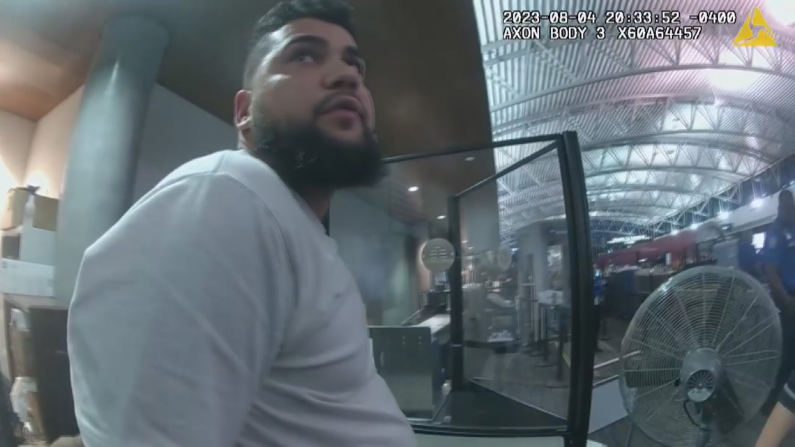 Bodycams capture unruly passengers at airports across Tampa Bay | wtsp.com