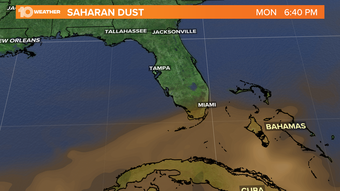 Dust from Sahara Desert could bring vibrant sunsets to Florida | wtsp.com