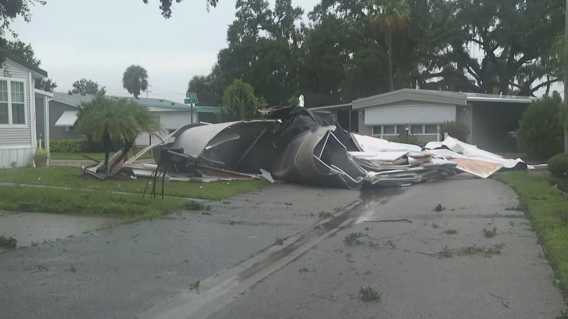 'Wind event' left damage at Manatee County mobile home park, officials ...