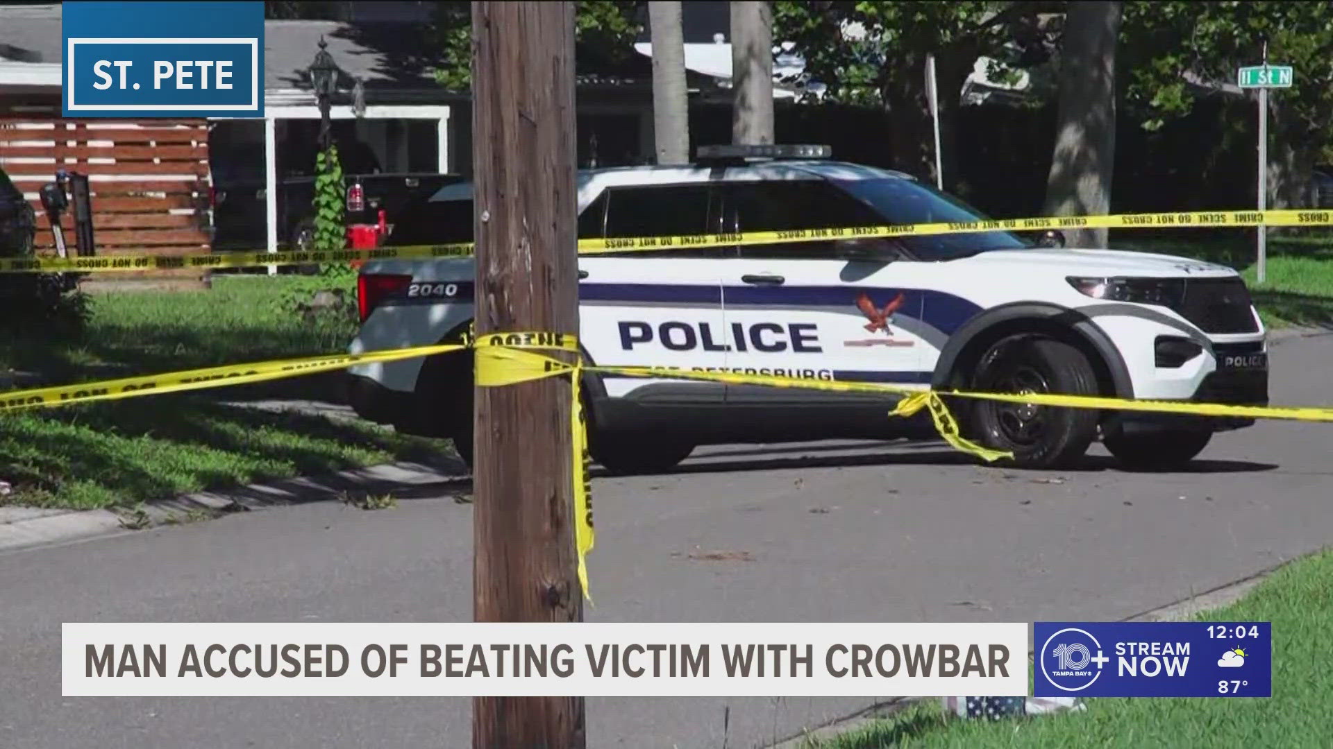 Man stabs other man in hand before chasing him with crowbar in St. Pete ...