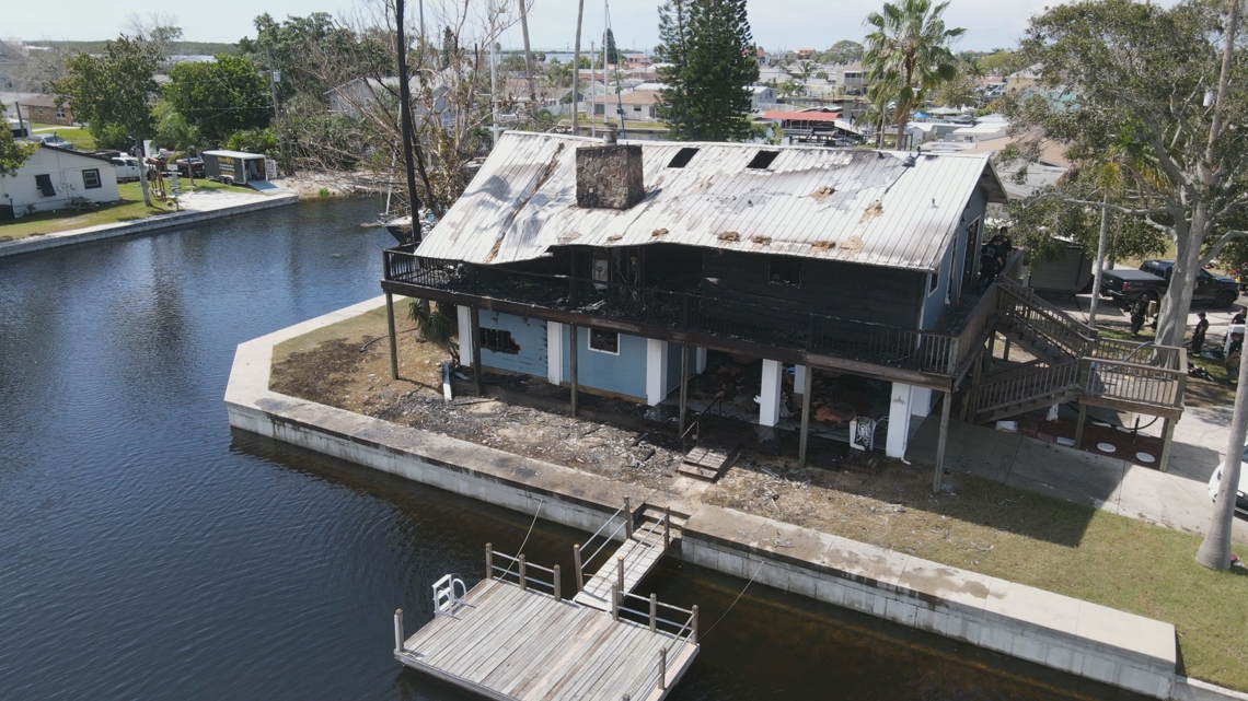 Pasco family's home burns down minutes after power restored | wtsp.com