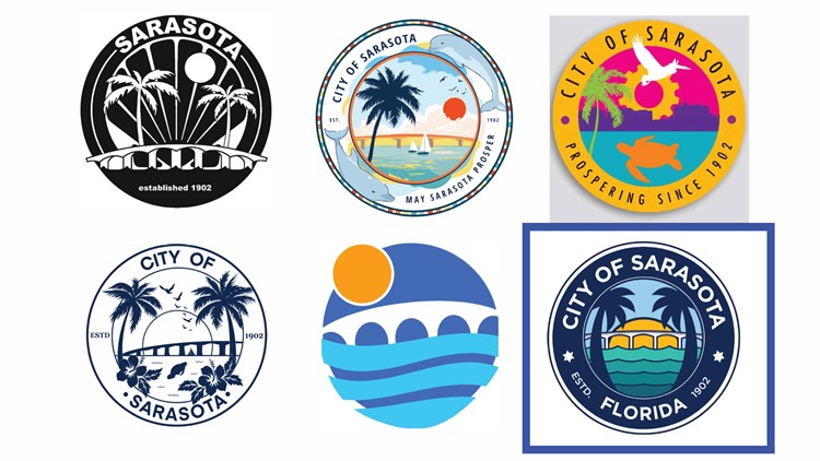 Sarasota narrows down top 6 new city seal designs | wtsp.com
