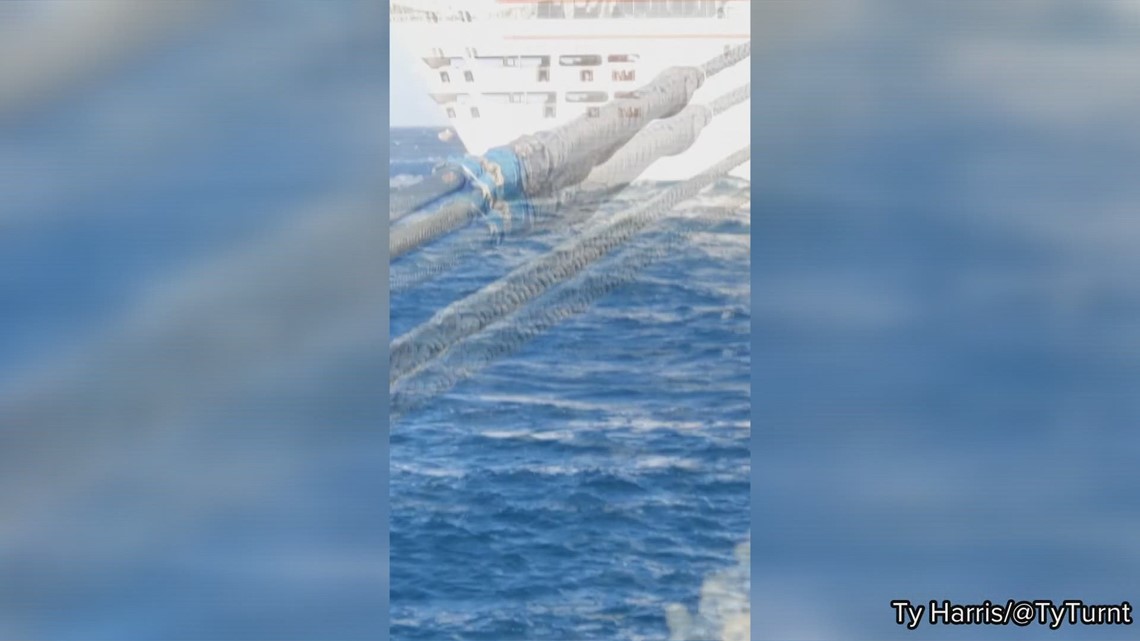 Video shows moment 2 Carnival cruise ships crash in Cozumel | wtsp.com