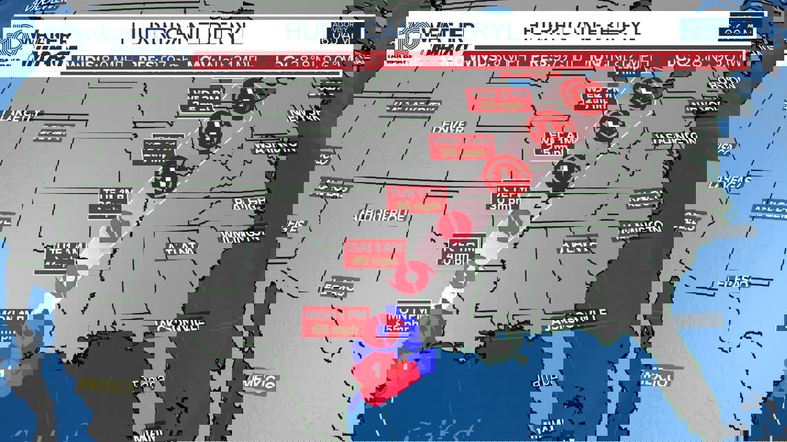 Hurricane Beryl makes landfall as Category 1 storm in Texas | wtsp.com