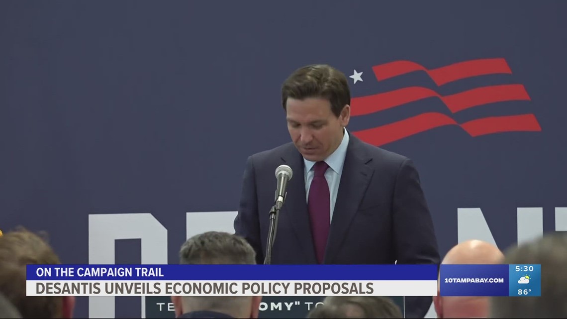 Ron DeSantis unveils economic plan cutting taxes, regulations and ...