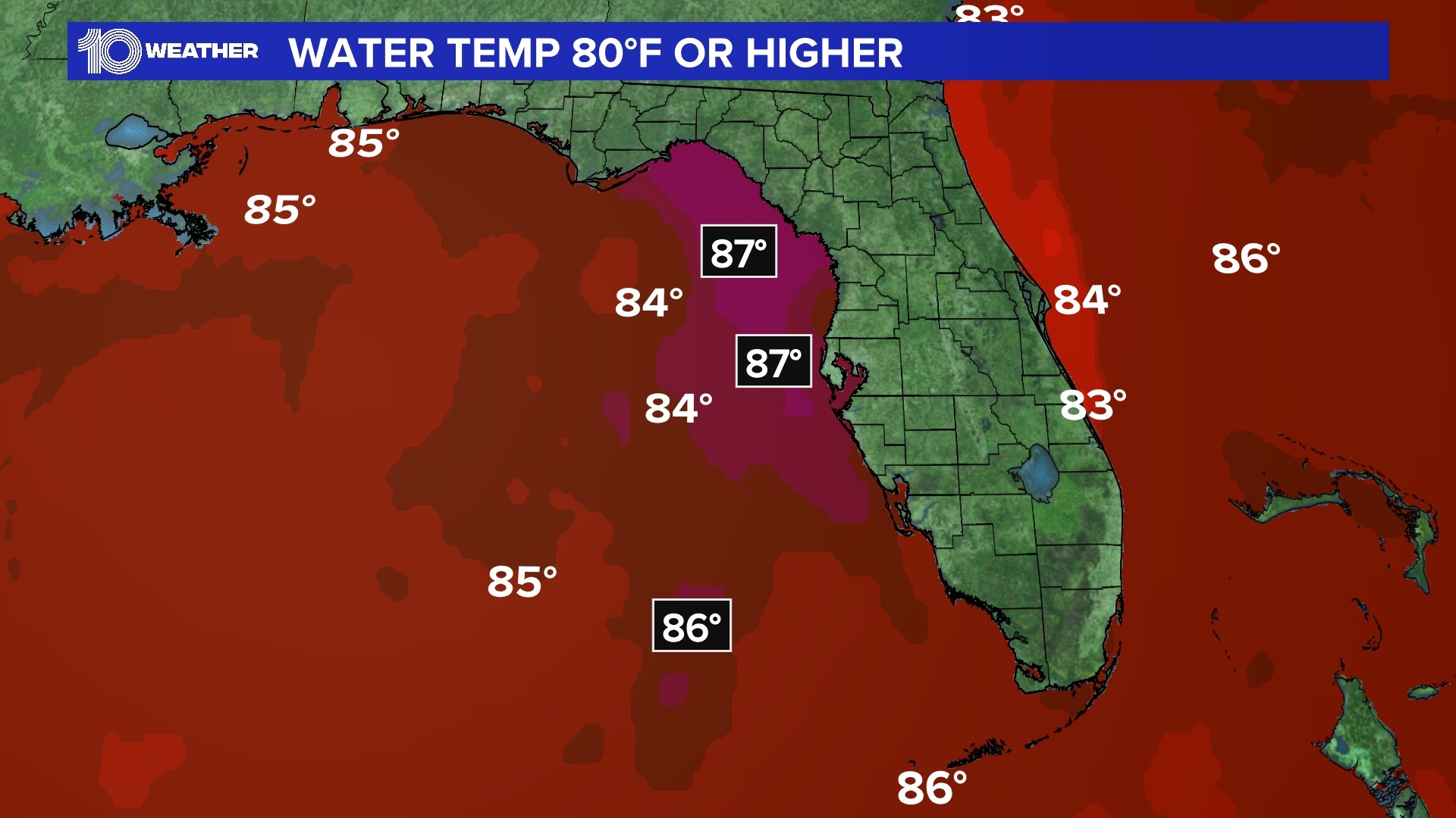 Gulf of Mexico water temps still prime for hurricane season | wtsp.com