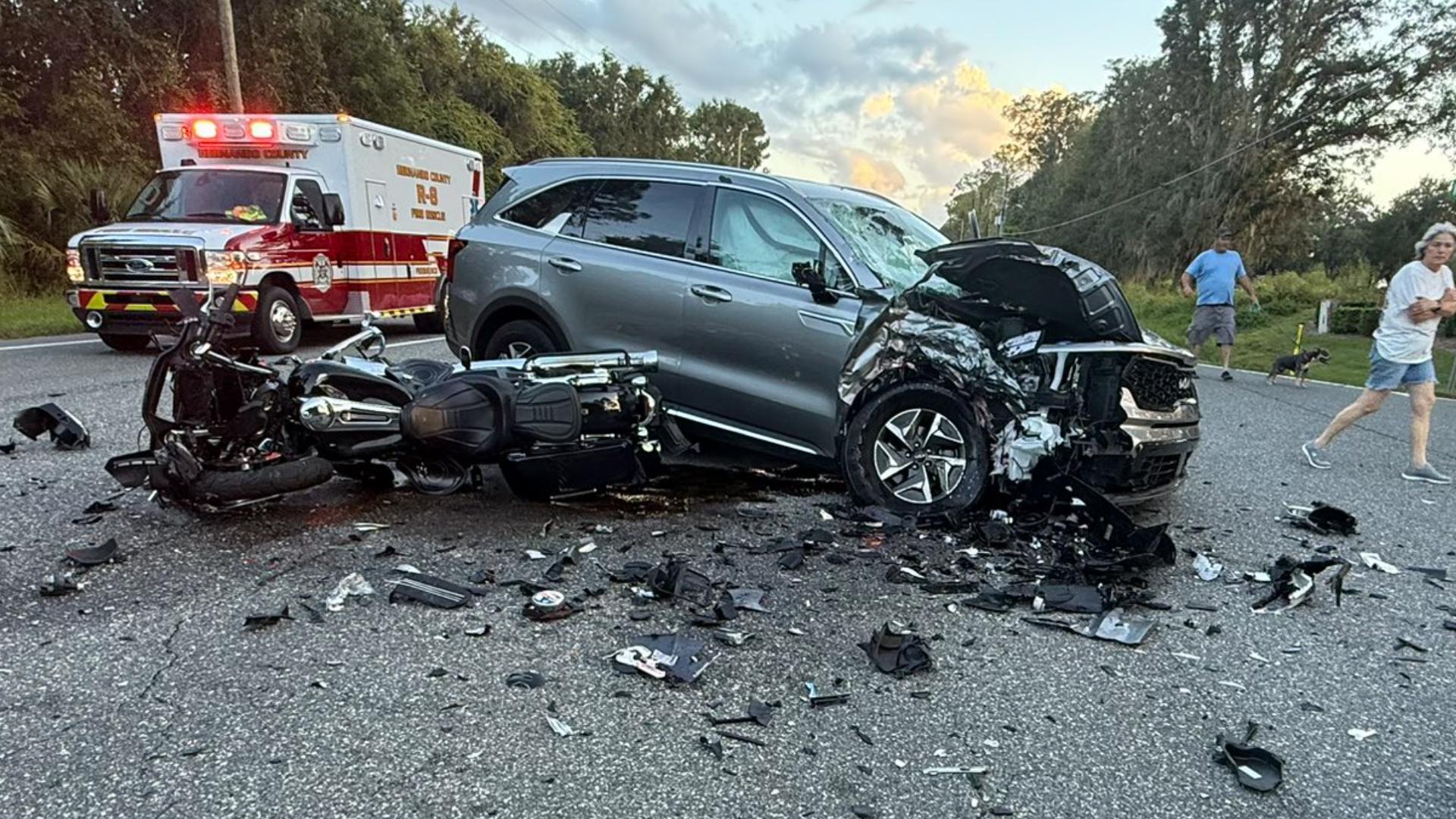 Motorcyclist dies in Hernando County crash on U.S. 301 | wtsp.com