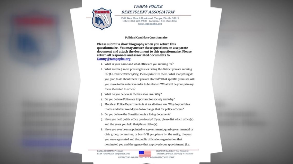 NAACP, Tampa police union meet over controversial survey | wtsp.com