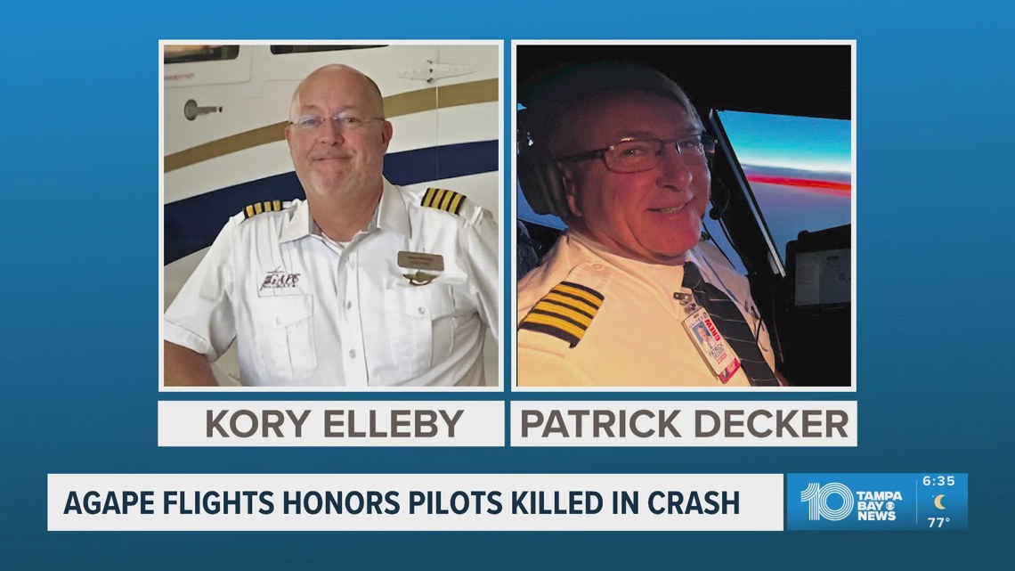 Agape Flights honors pilots killed in crash | wtsp.com