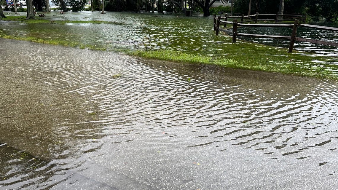 Crystal River sees flooding roads in Hurricane Idalia aftermath | wtsp.com