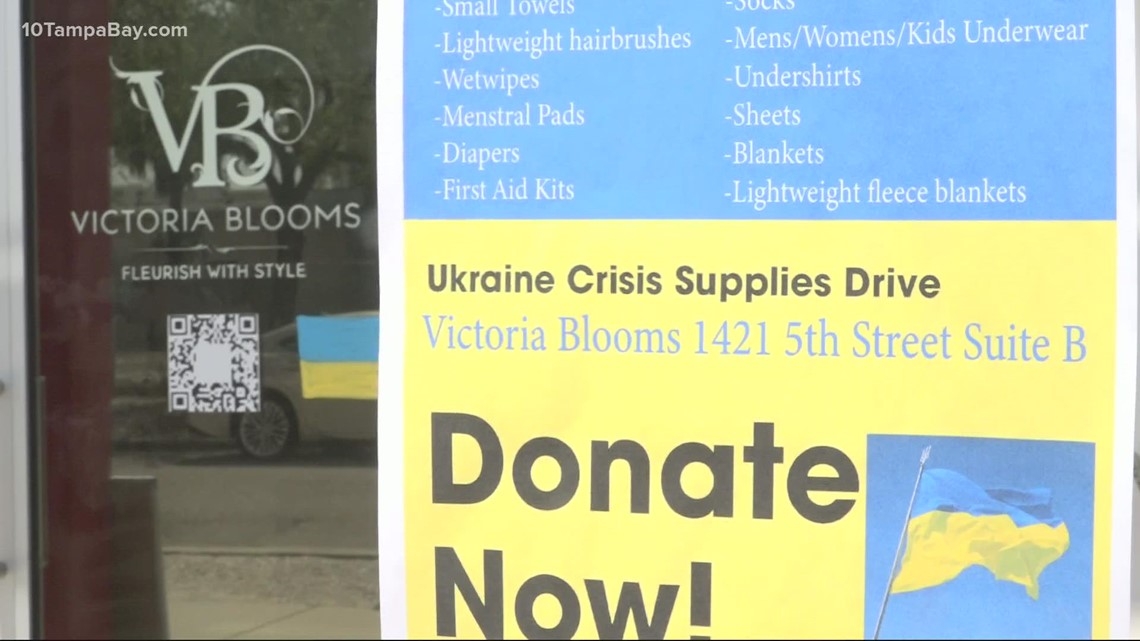 Local businesses and organizations work to help people of Ukraine ...