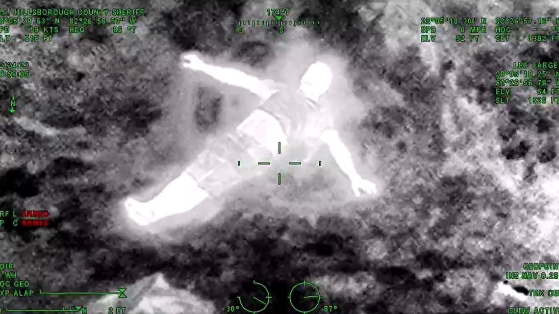 Video: Florida man makes "dirt angels" while hiding from police | wtsp.com