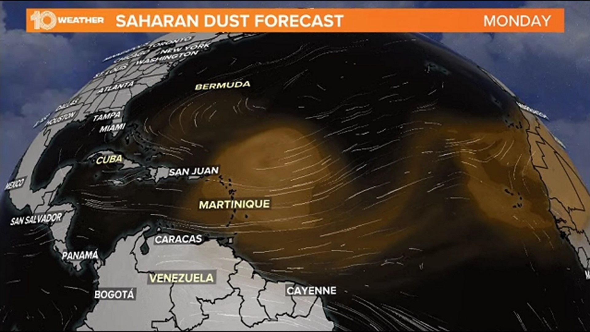 Saharan dust could help to supress tropical activity this week | wtsp.com