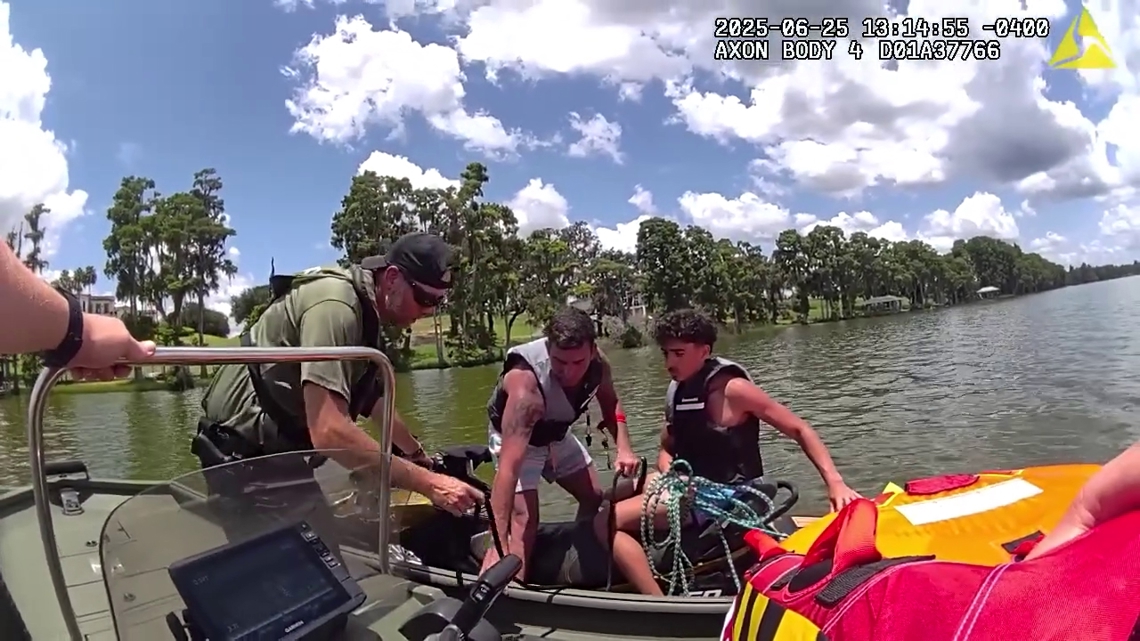 WATCH: Father, son saved from gator-infested waters in Hillsborough ...