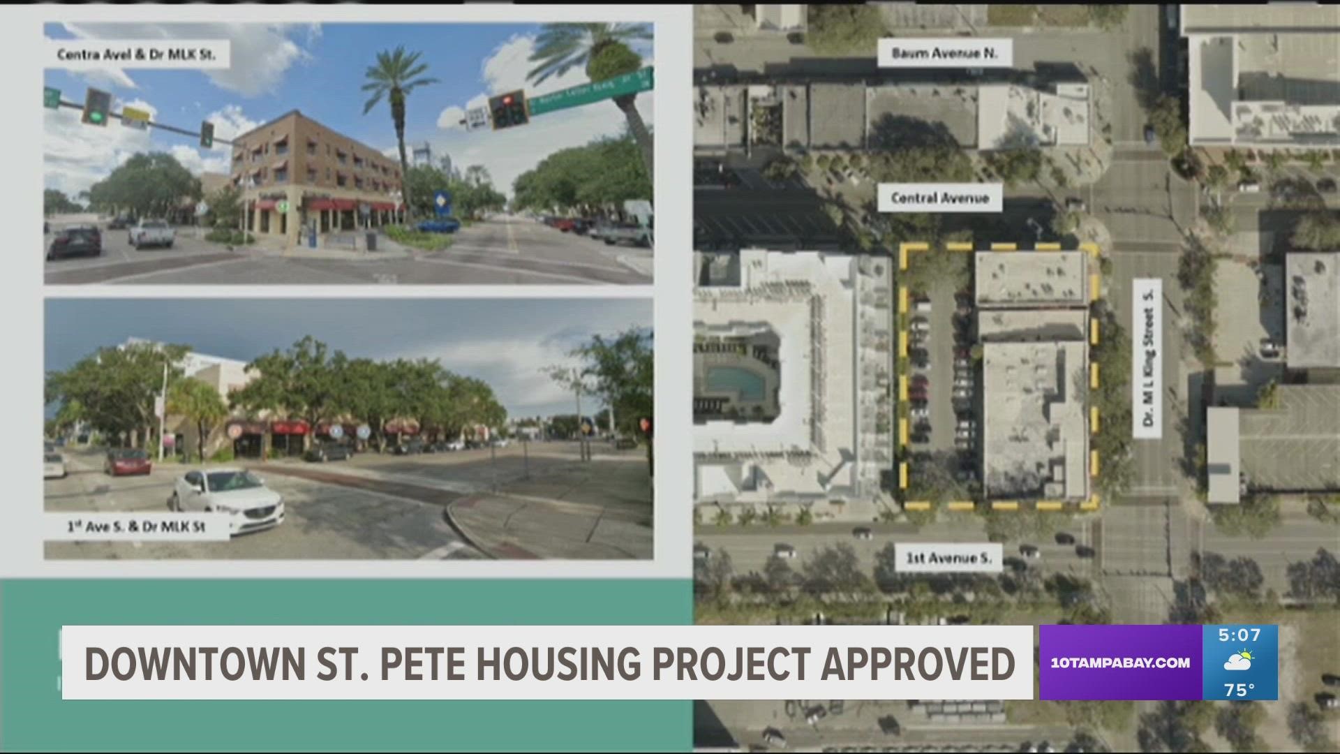 Downtown St. Pete housing project approved | wtsp.com