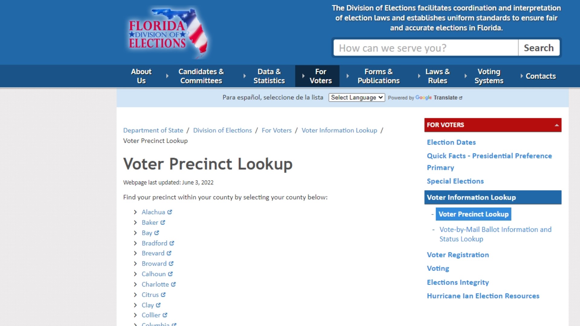 Where to vote on Election Day 2022 in Florida | wtsp.com