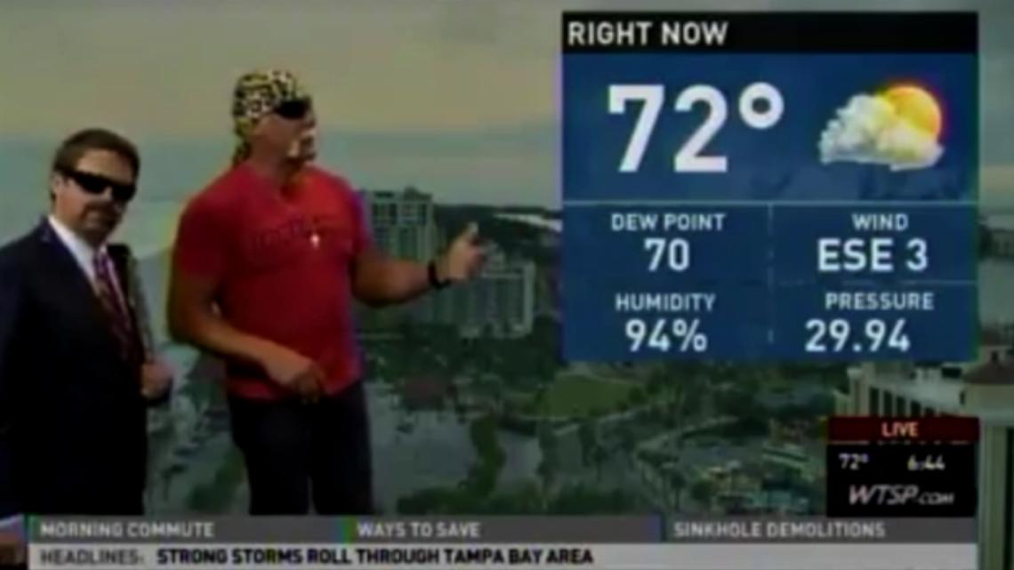 Hulk Hogan made a guest appearance with Chief Meteorologist Bobby ...