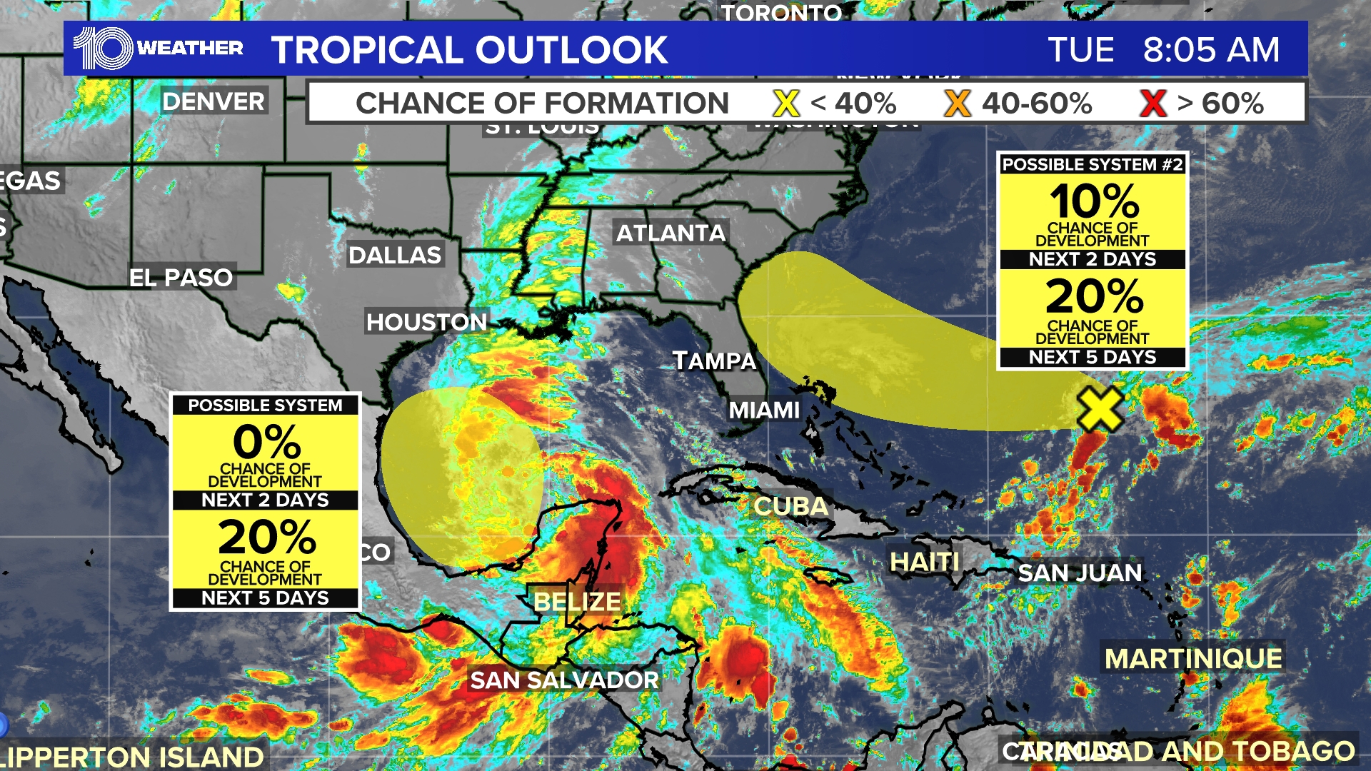 Tracking the Tropics: Potential Tropical Cyclone 1 in the Gulf | wtsp.com