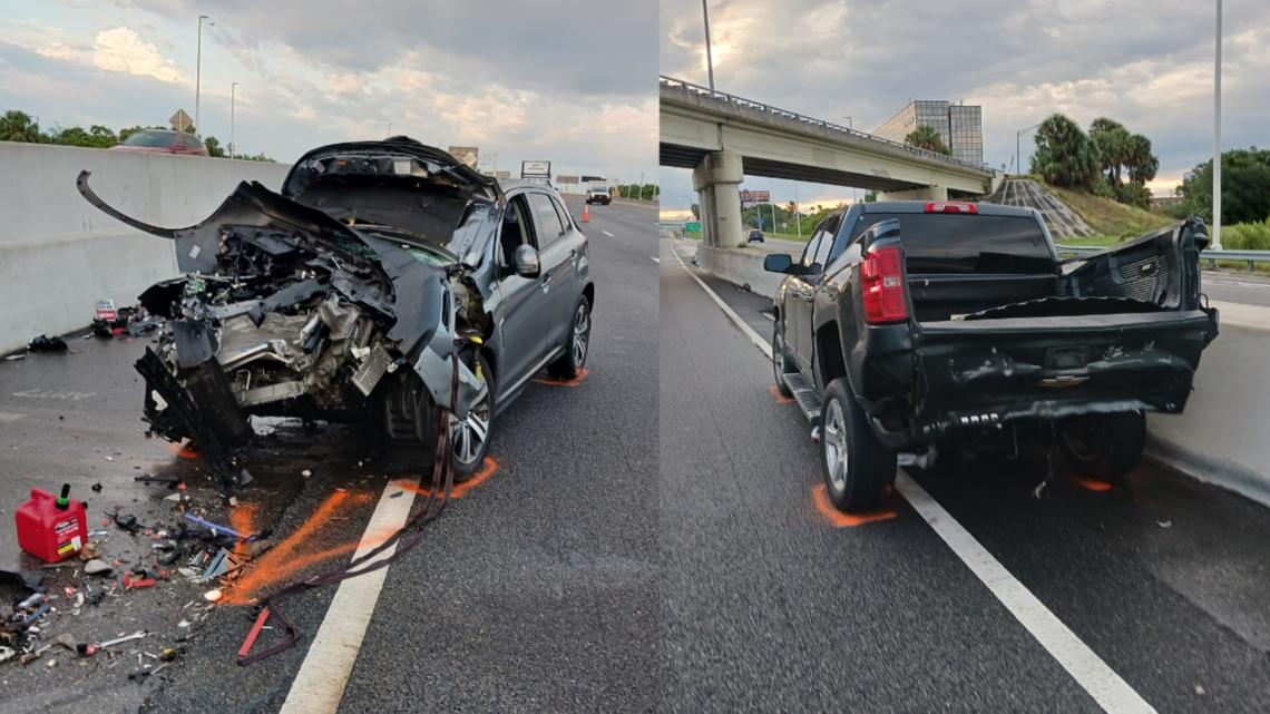 FHP: 2 hospitalized after crash on I-275 in Tampa | wtsp.com