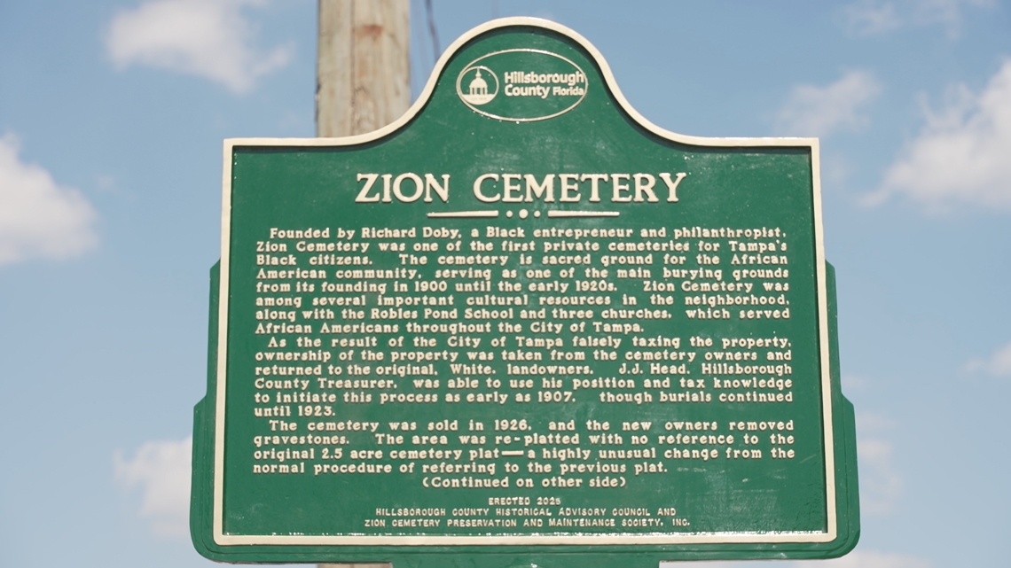 Graves buried at Zion Cemetery will remain amid demolition in Tampa ...