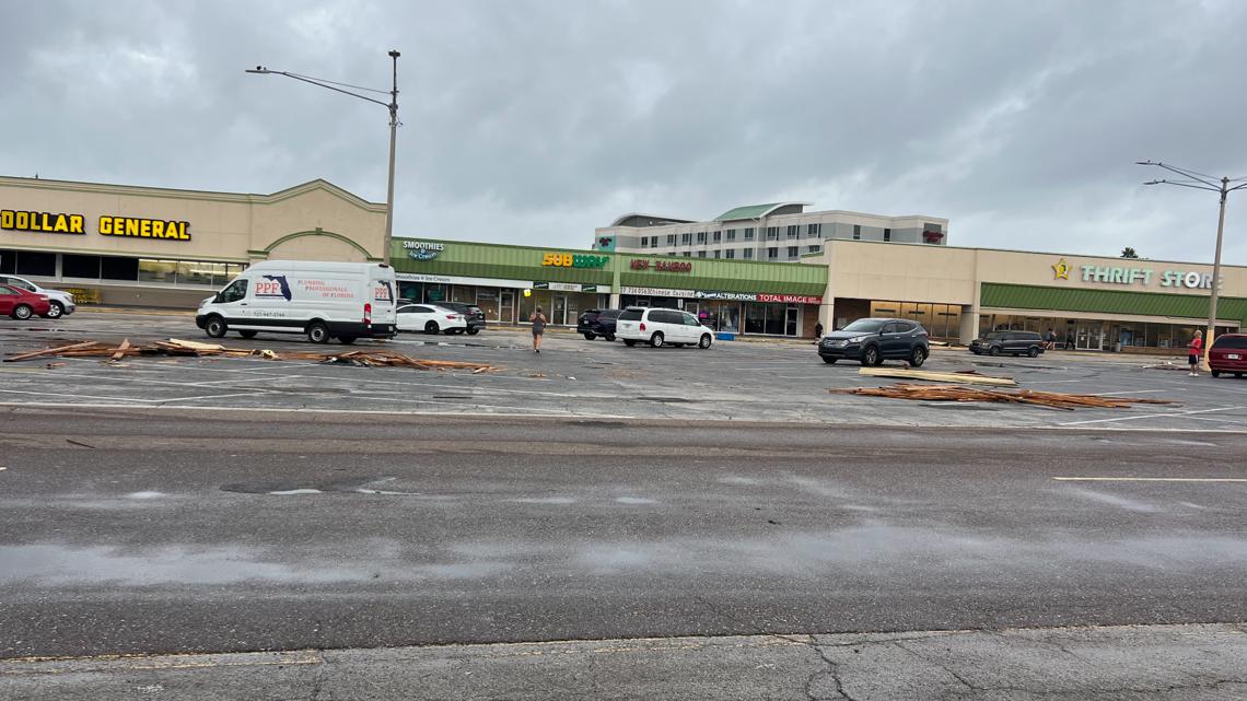 Dunedin's Causeway Plaza damaged by tornado, severe weather | wtsp.com