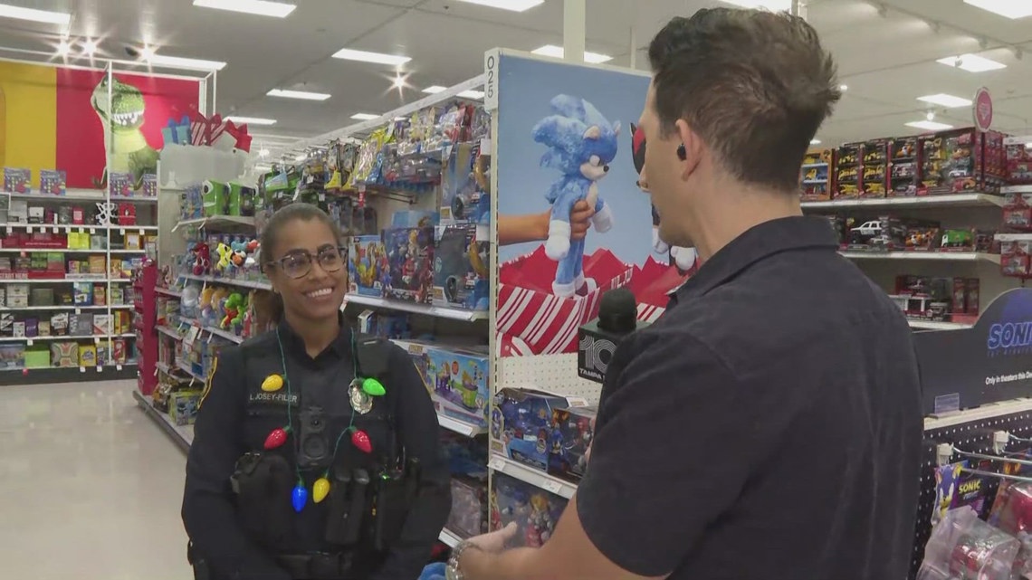 Clearwater police host event to help spread Christmas joy to children ...