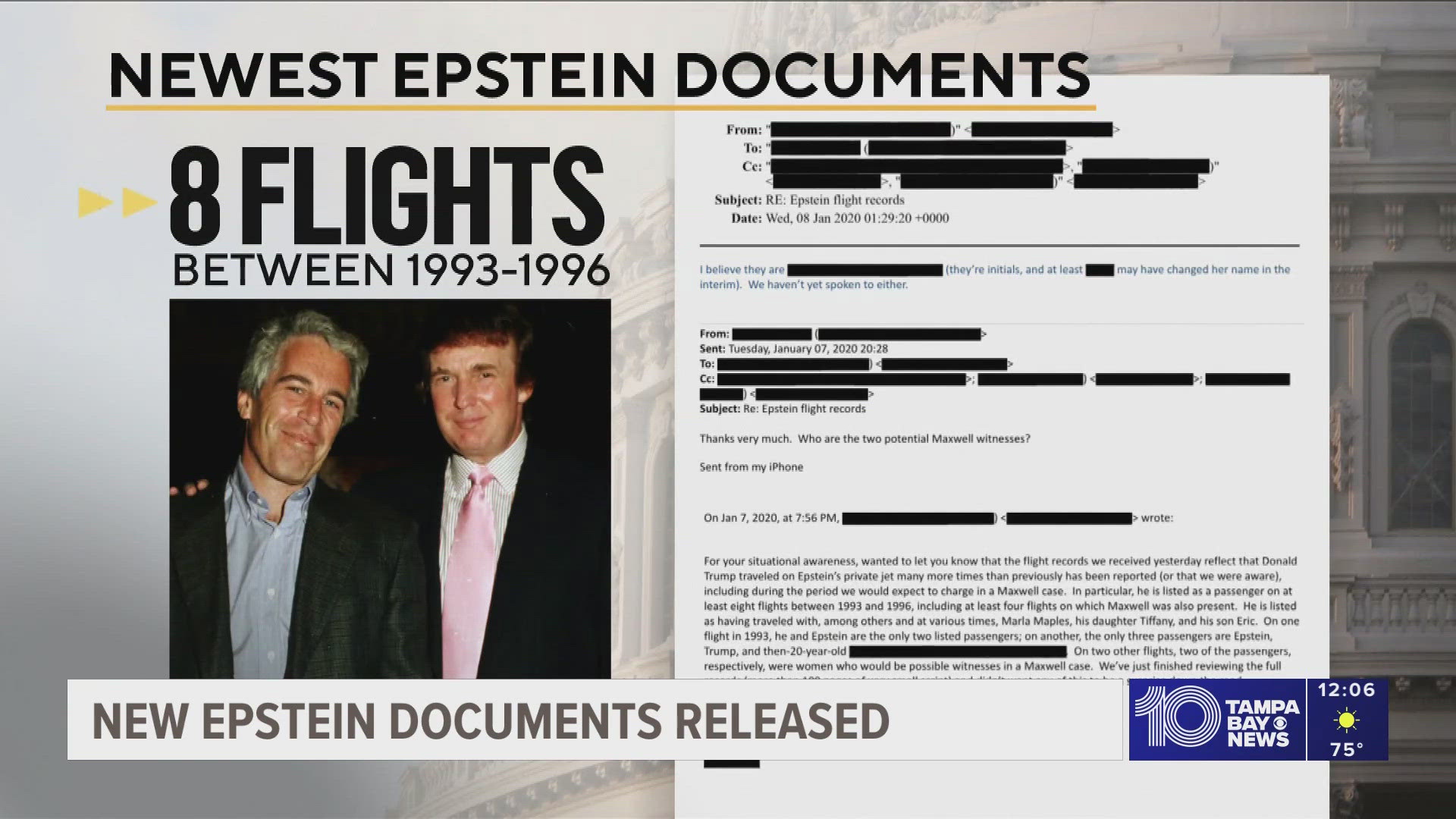 New Epstein documents released | wtsp.com