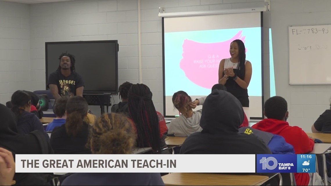 10 Tampa Bay participates in the Great American Teach-In | wtsp.com