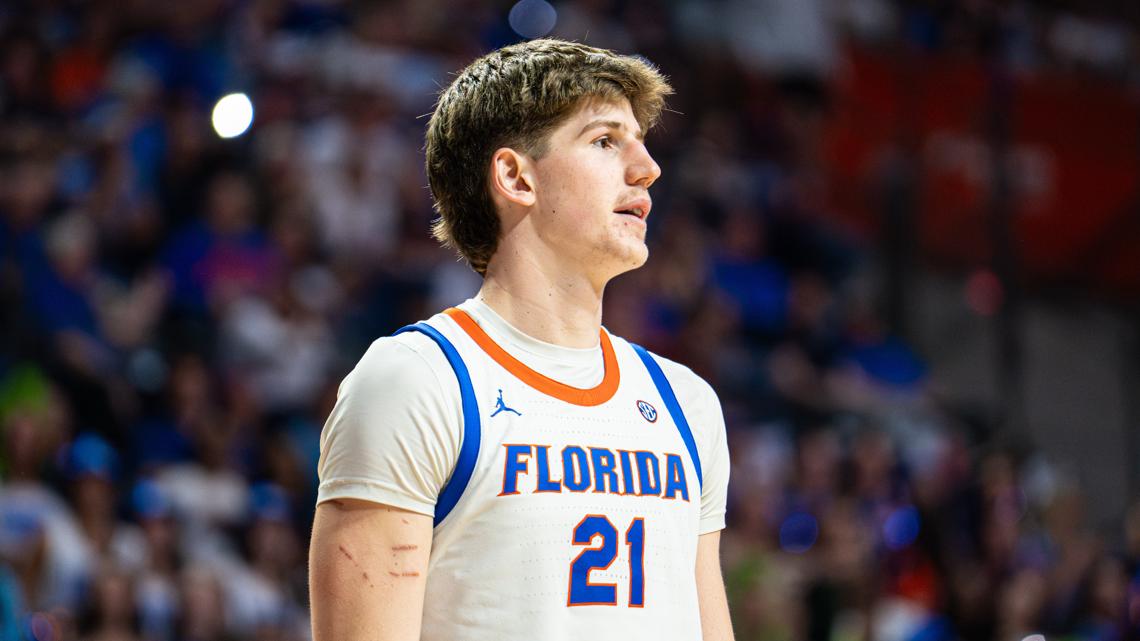 Alex Condon puts off NBA and returns to Florida for senior season and ...