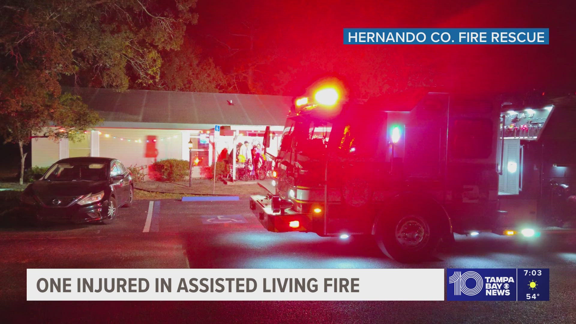 Person hospitalized after fire at Spring Hill assisted living center ...