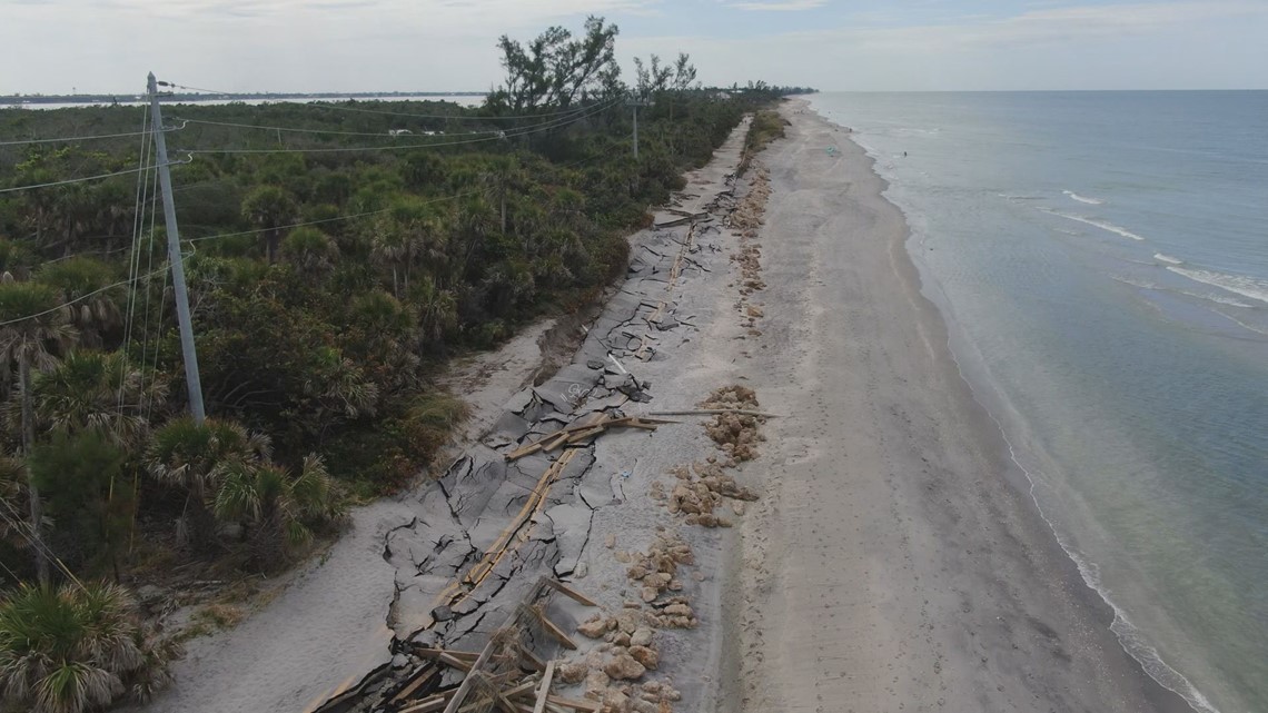 Manasota Key Road destroyed by Idalia to get emergency repairs | wtsp.com