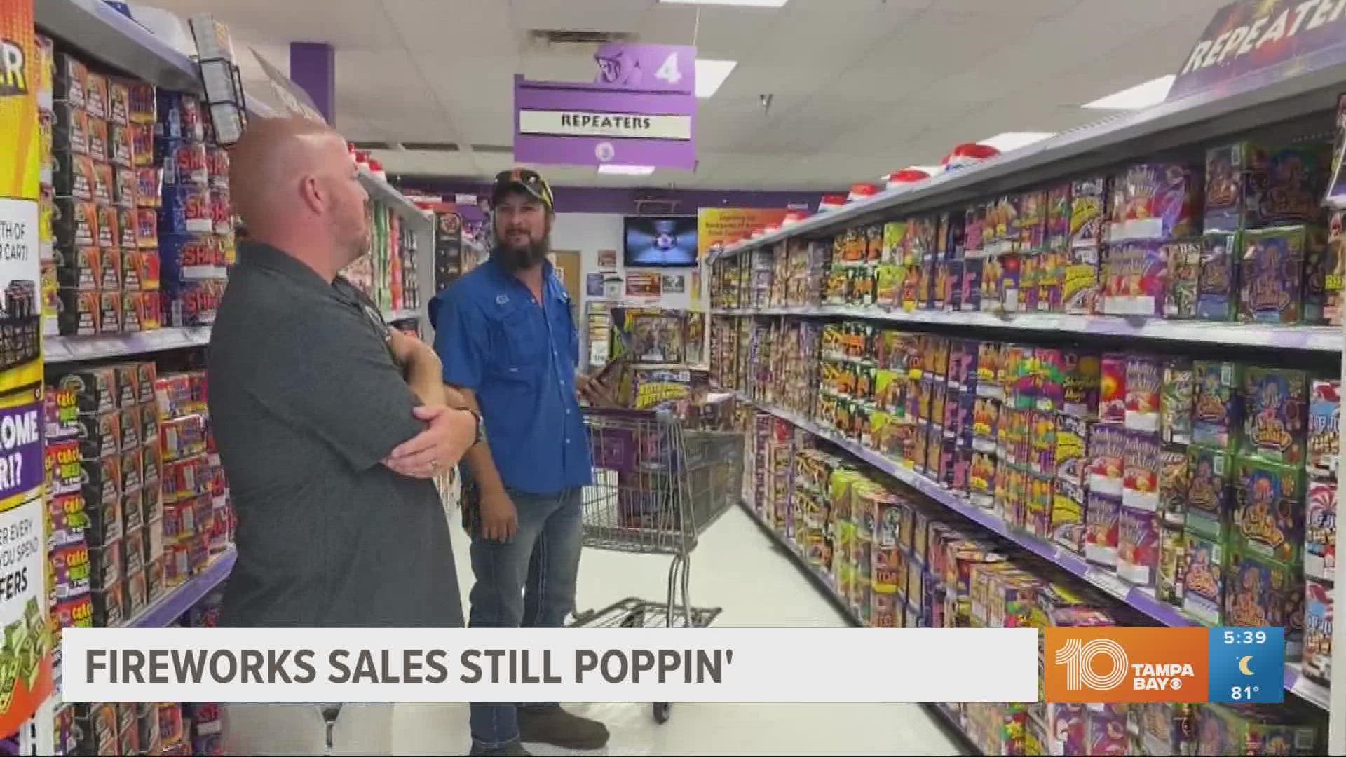 The price of fireworks is shooting up, but sales are strong | wtsp.com