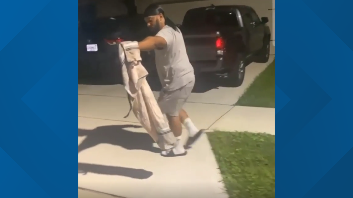 Florida 'alligator man' back again, catches snake in new video | wtsp.com