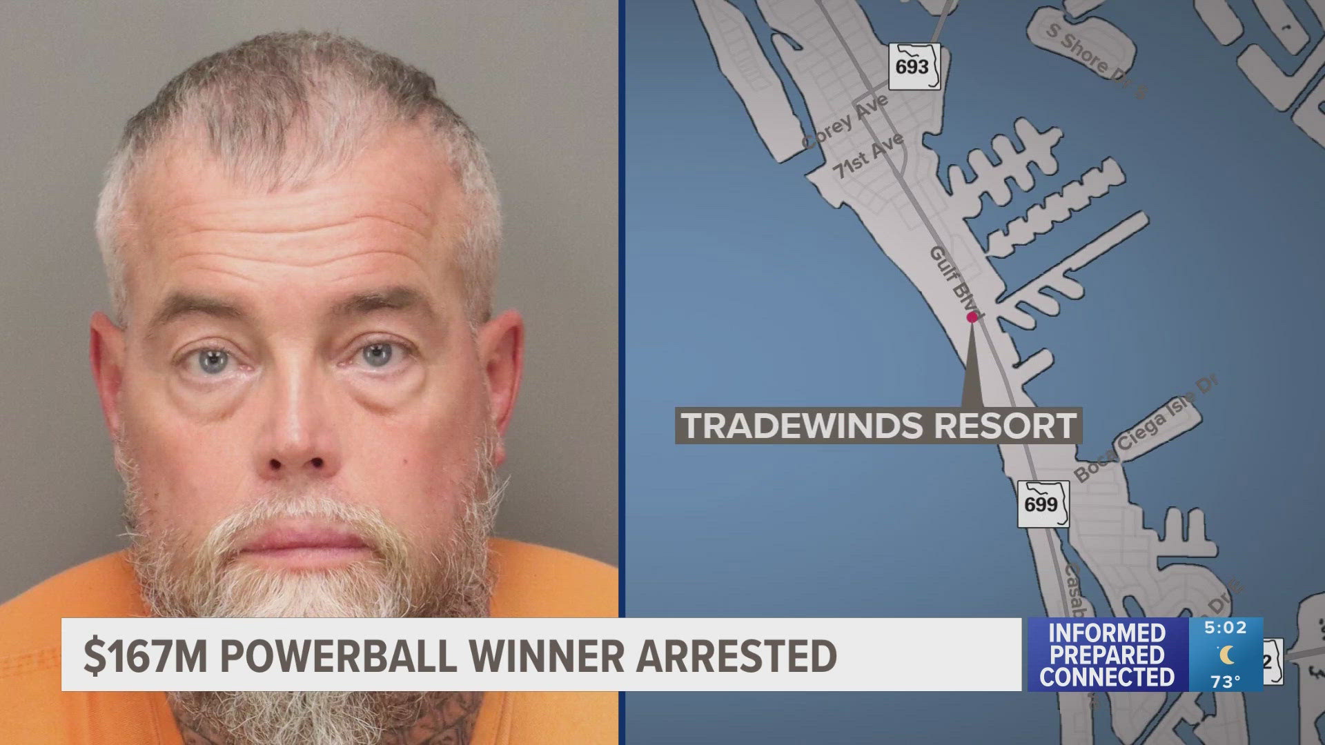 Kentucky Powerball winner arrested in St. Pete | wtsp.com