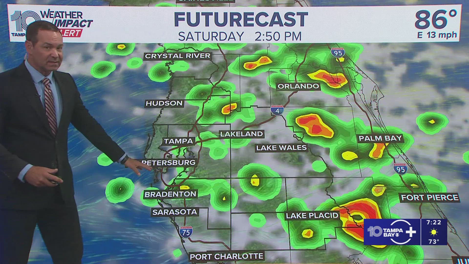 Rain, scattered storms to move across Tampa Bay on Friday, Saturday | wtsp.com