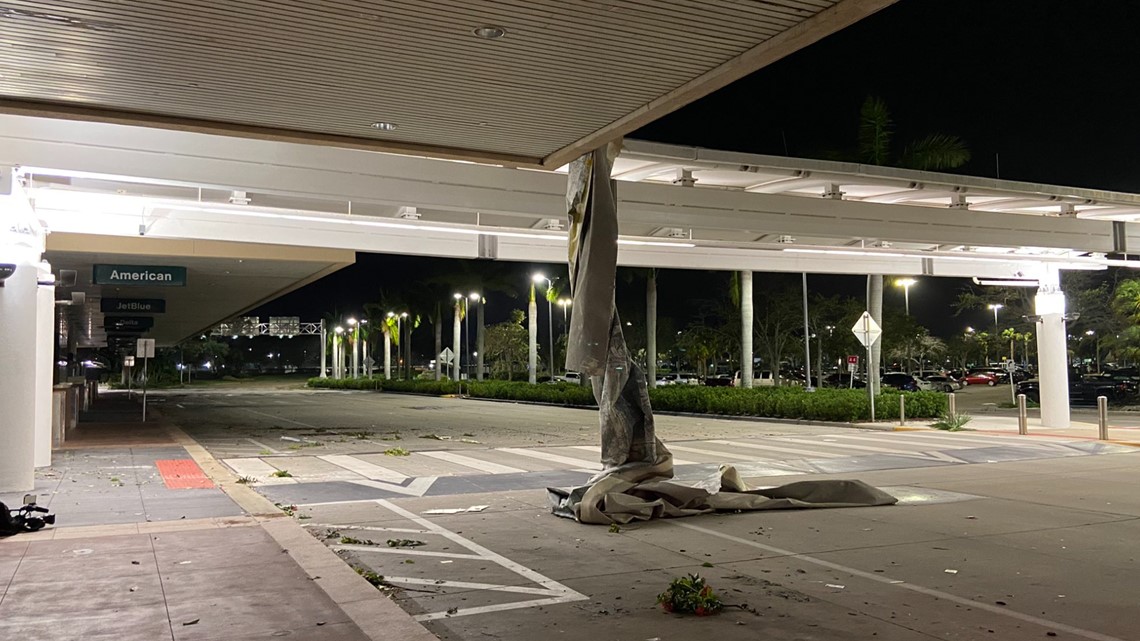Sarasota Bradenton International Airport damage from Ian | wtsp.com